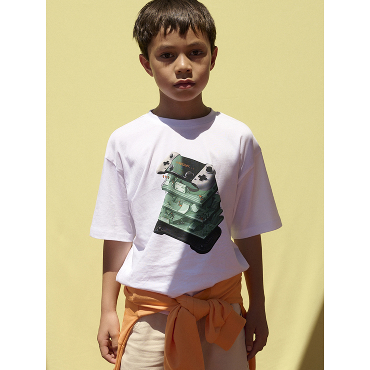 T-Shirt Male Mayoral Branco|EST|VD - V266033.443 - Forte Store