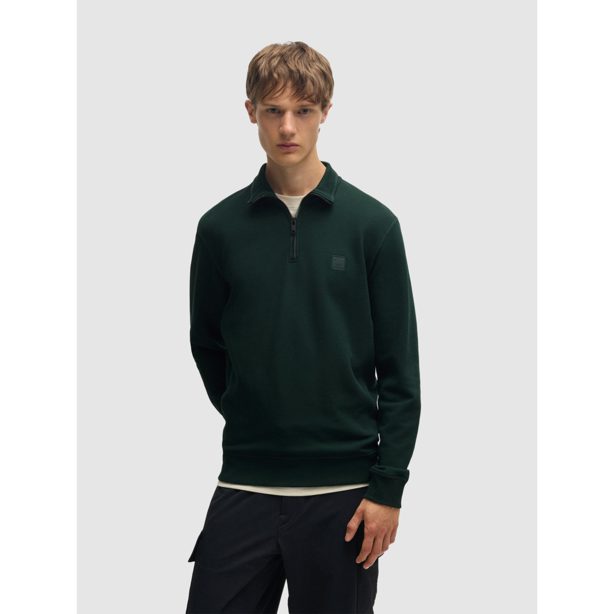 Jumper Male Boss Orange Dark Green - 50468926.143 - Forte Store