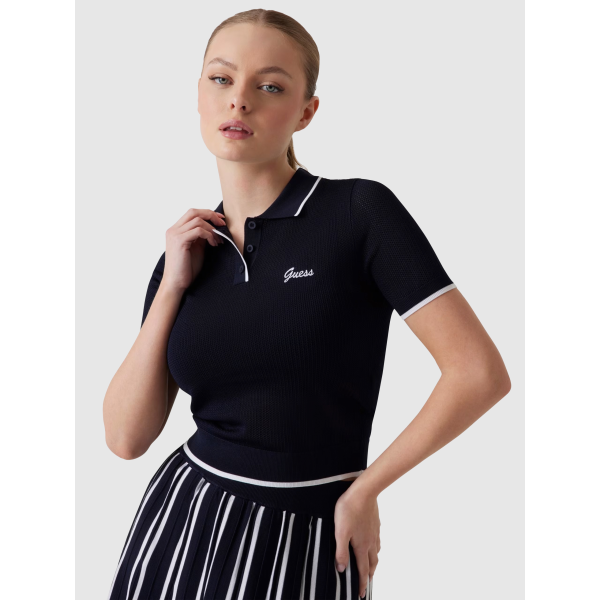 Polos Female Guess Activewear Navy Blue - V5GP00Z3D60.38 | Forte Store
