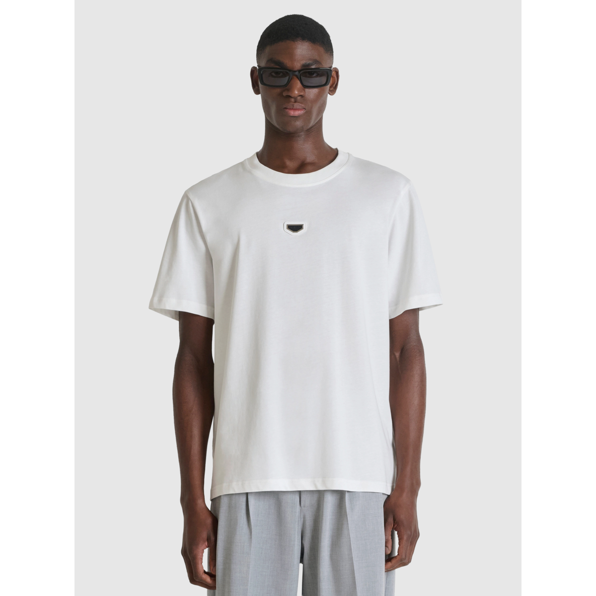 T-Shirt Male Antony Morato White - MMKS02612FA100258.1 - Forte Store