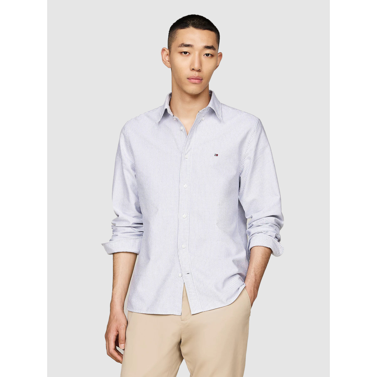 Shirts Male Tommy Hilfiger RISCA AZUL - MW0MW36238.258 | Forte Store