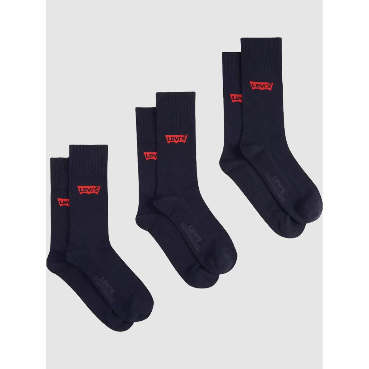 Socks Male Levis Navy Blue - 371570183.38 | Forte Store
